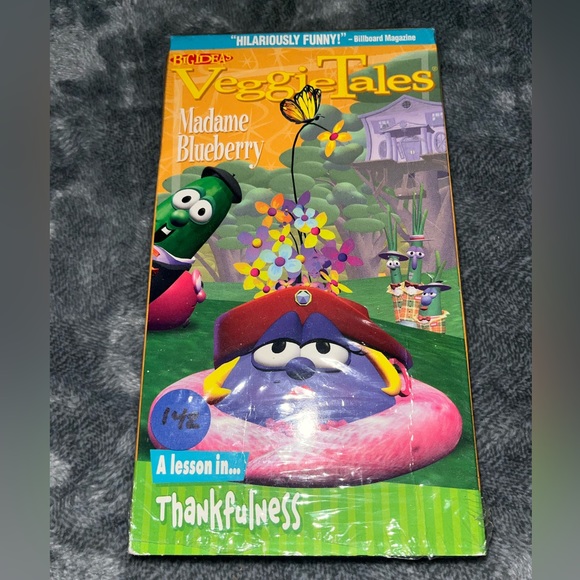 Media | Veggie Tales Madame Blueberry Vhs | Poshmark
